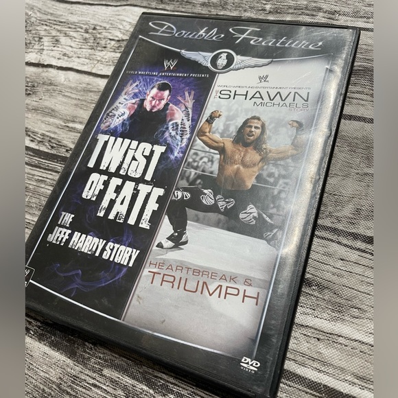Media | Wwe Double Feature Dvd Set Twist Of Fate Jeff Hardy Triumph ...